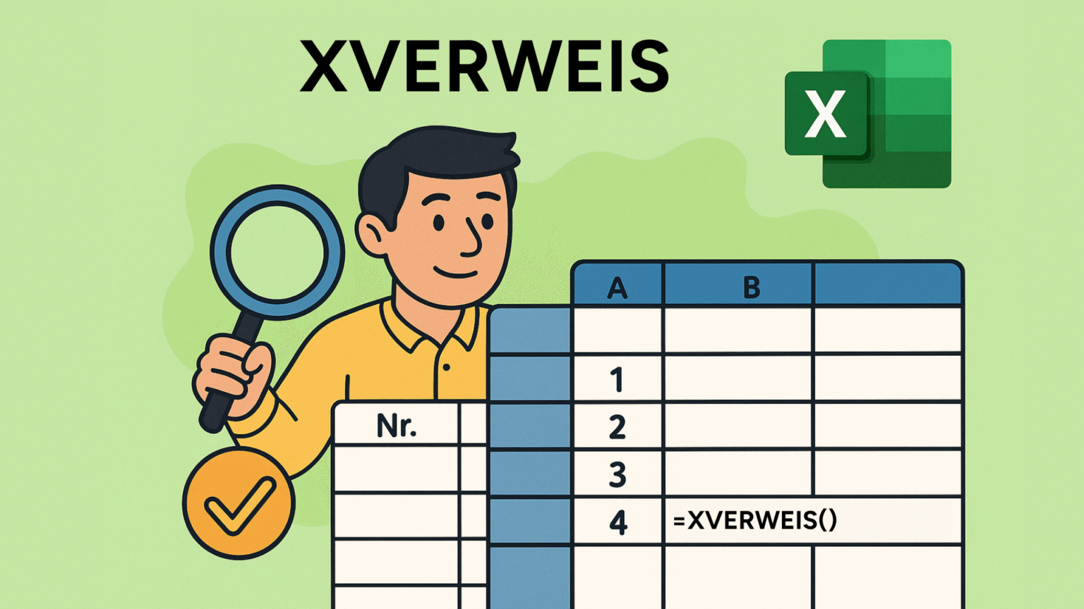 Excel.Wiki: XVERWEIS - Excel.Flo